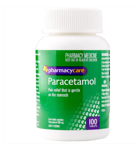 Paracetamol [100 tablets/bottle] – Medical Matcher